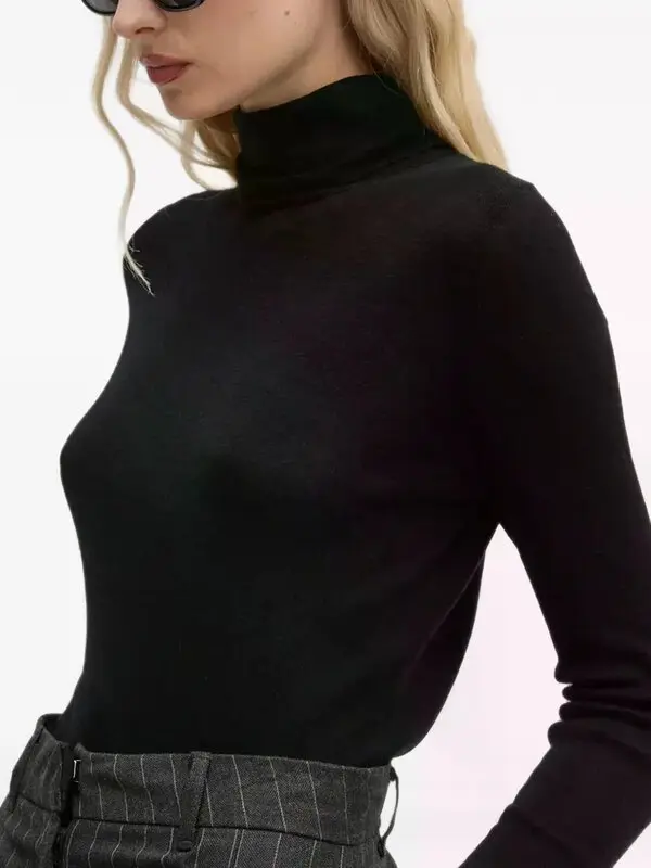 MOS MOSH Roll-neck Long-sleeve Sweater