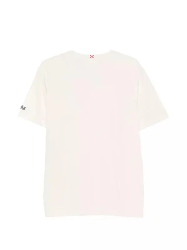 MC2 SAINT BARTH Logo-embroidered T-shirt