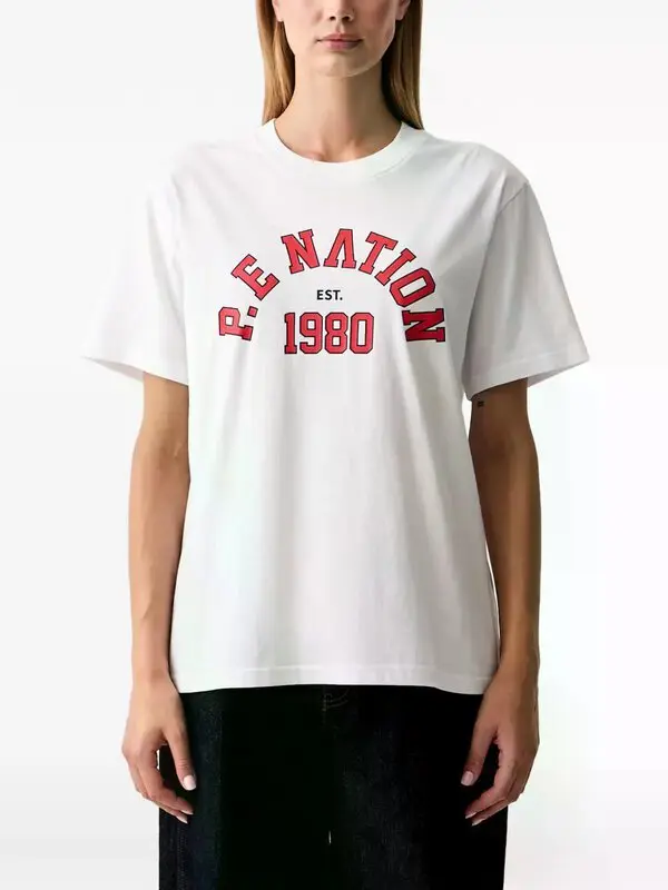 P.E Nation Logo-print T-shirt