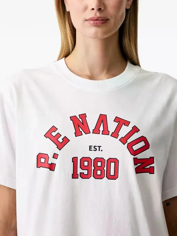P.E Nation Logo-print T-shirt