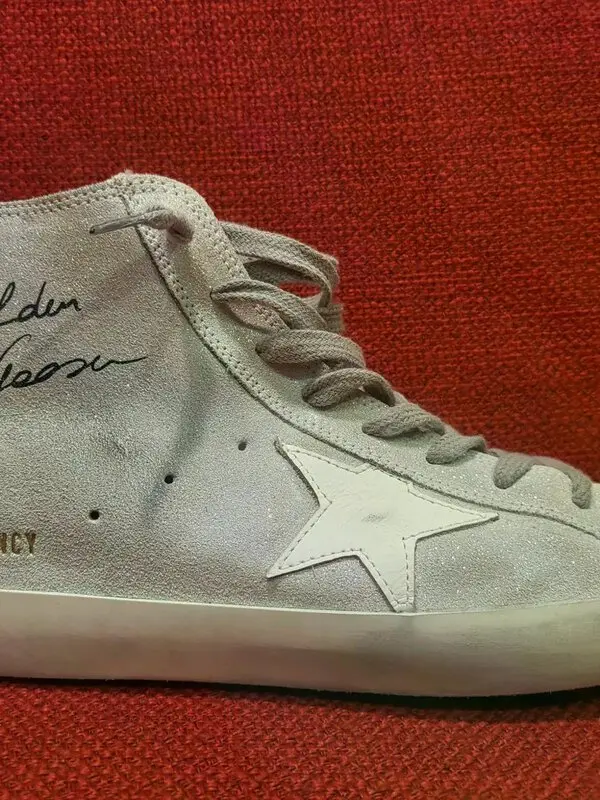GOLDEN GOOSE Francy Classic Glitter-effect Sneakers