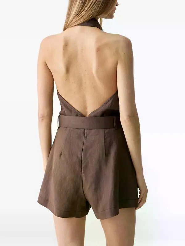 VICOLO Belted Playsuit