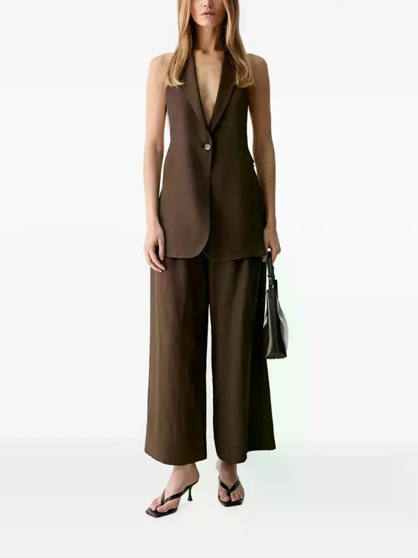 VICOLO Wide-leg Cropped-length Trousers