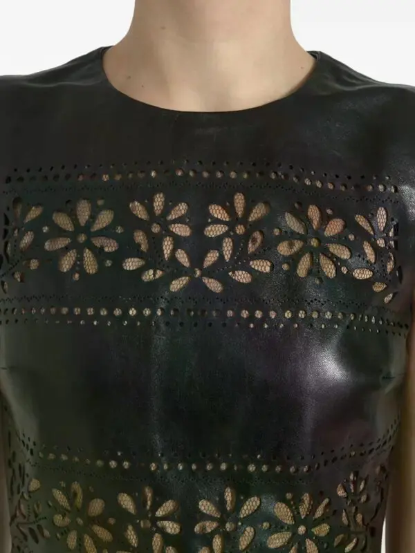 Valentino Garavani Laser-cut Mini Dress