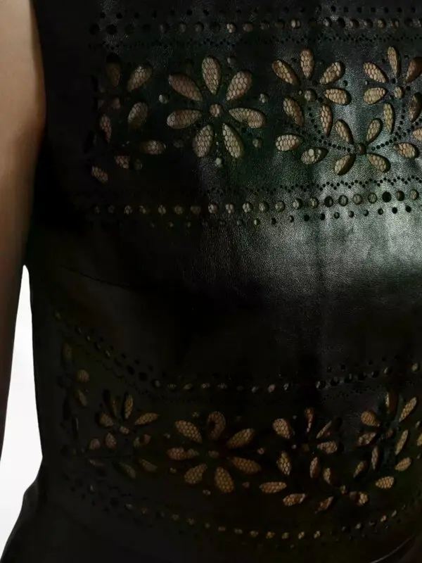 Valentino Garavani Laser-cut Mini Dress
