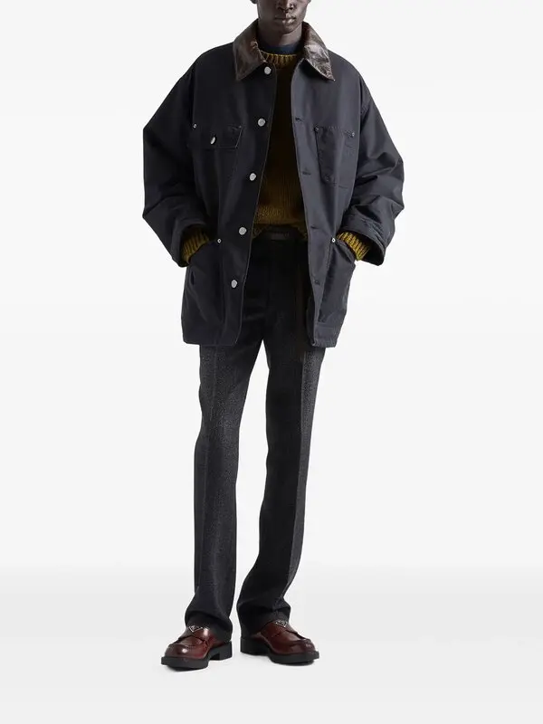 Prada Medium Technical Cotton Down Jacket