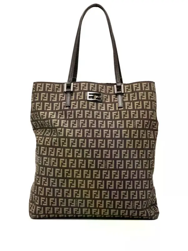Fendi 2000-2010 Zucchino Canvas Tote Bag
