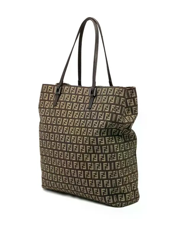Fendi 2000-2010 Zucchino Canvas Tote Bag
