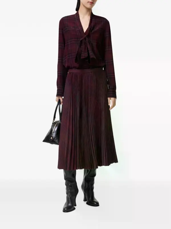 Burberry Pleated Skirt