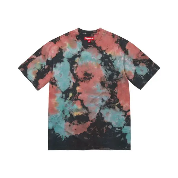 Supreme Washed Short-sleeve Top 'tie Dye - Multicolor
