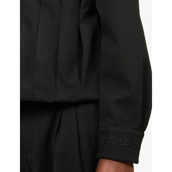 ONLY THE BLIND Nightfall Pleated Twill Jacket