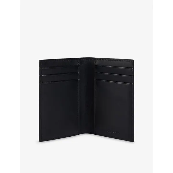Sandro Braided Leather Wallet