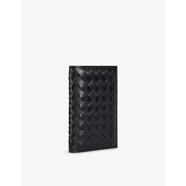 Sandro Braided Leather Wallet