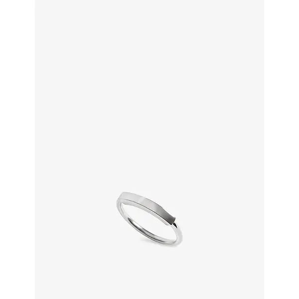 Monica Vinader Mv Linear™ 925 Sterling Stacking Ring