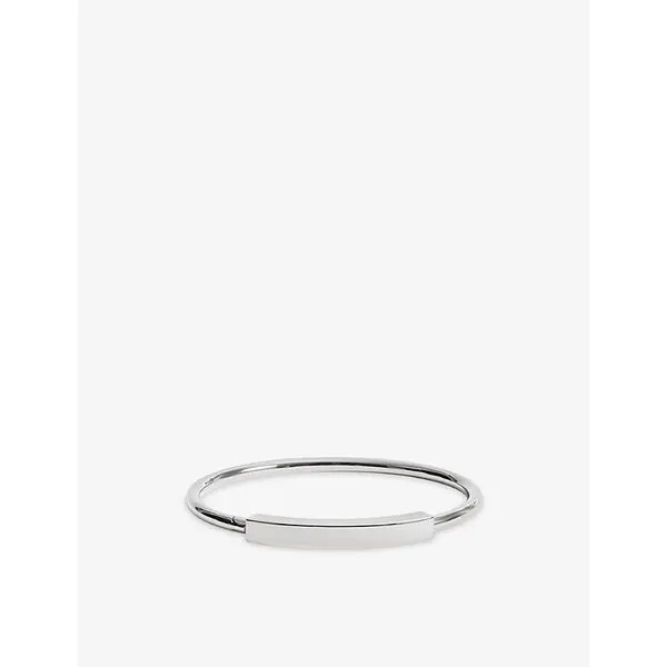 Monica Vinader Mv Linear™ Bold 925 Sterling Bangle