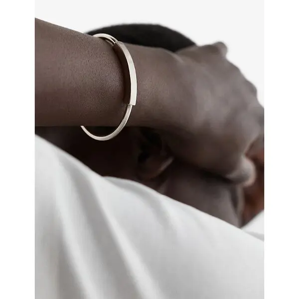 Monica Vinader Mv Linear™ Bold 925 Sterling Bangle
