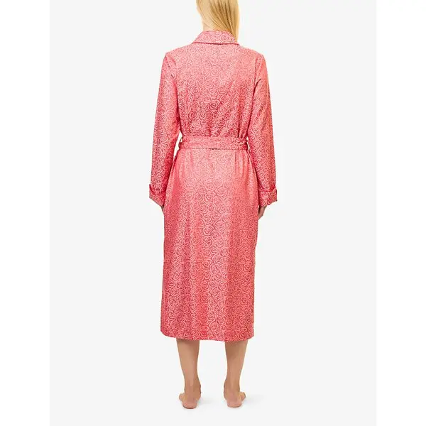 Derek Rose Paris Cotton Jacquard Dressing Gown
