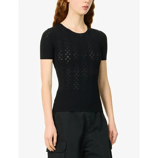 JW Anderson Pointelle Knit T-shirt