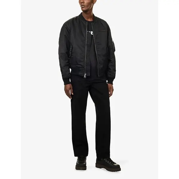 AVIREX Usa Oversized Soft-shell Bomber Jacket