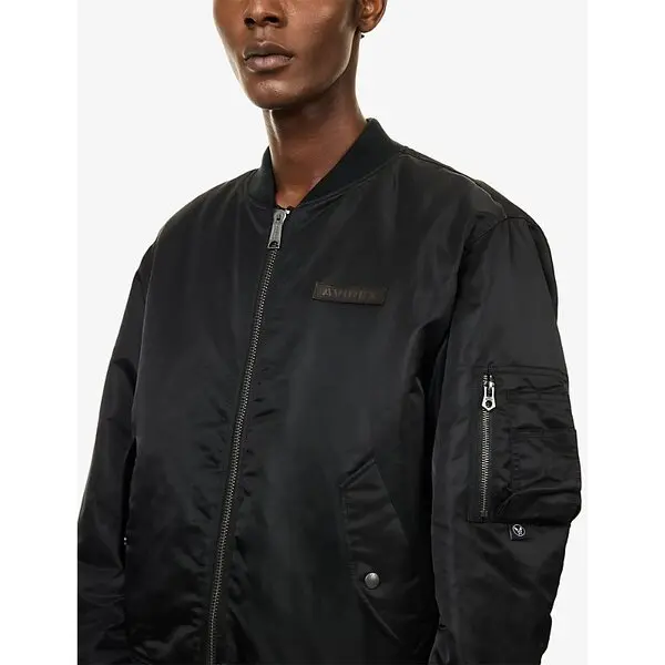 AVIREX Usa Oversized Soft-shell Bomber Jacket