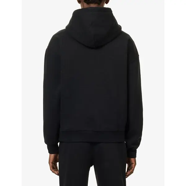 AVIREX Script Brand-embroidered Cotton Hoody