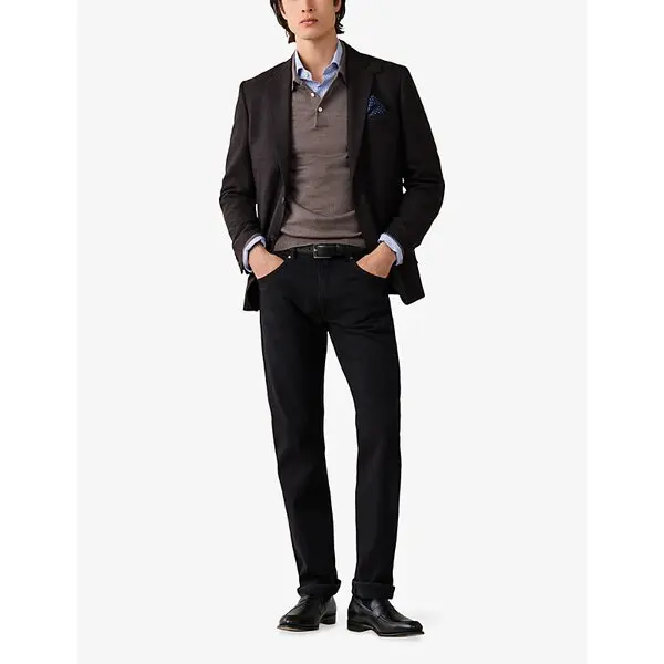 HACKETT  Newburg Regular-fit Stretch-denim Jeans