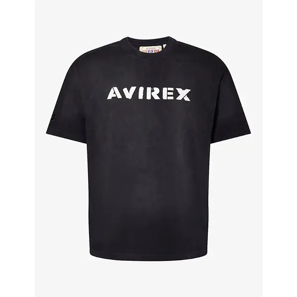 AVIREX Icon Brand-print Cotton T-shirt