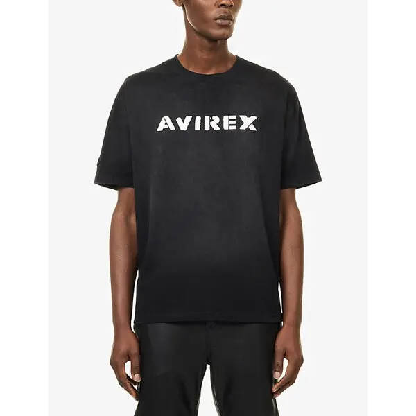 AVIREX Icon Brand-print Cotton T-shirt