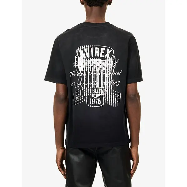 AVIREX Icon Brand-print Cotton T-shirt