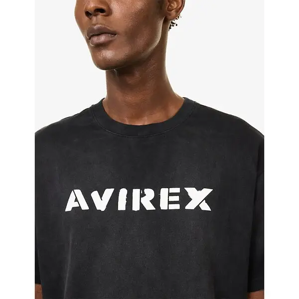 AVIREX Icon Brand-print Cotton T-shirt