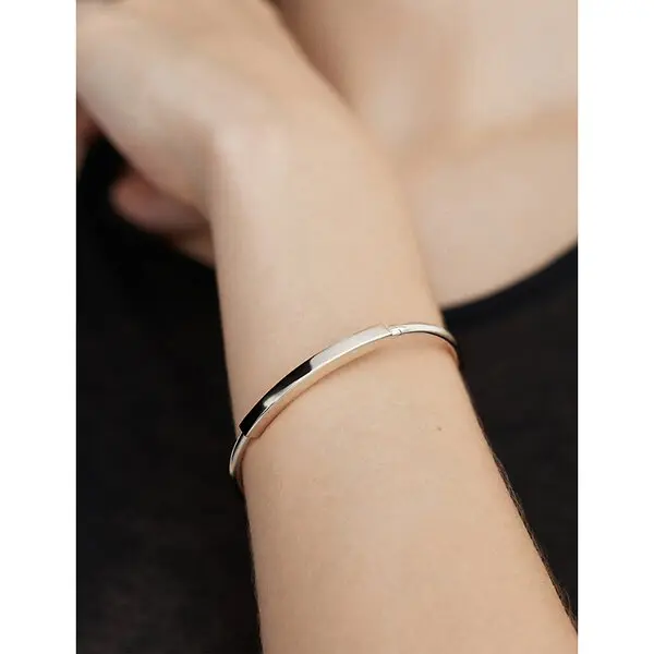 Monica Vinader Mv Linear™ 925 Sterling Bangle
