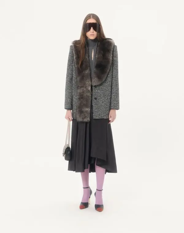 Valentino Garavani Taffeta Midi Skirt