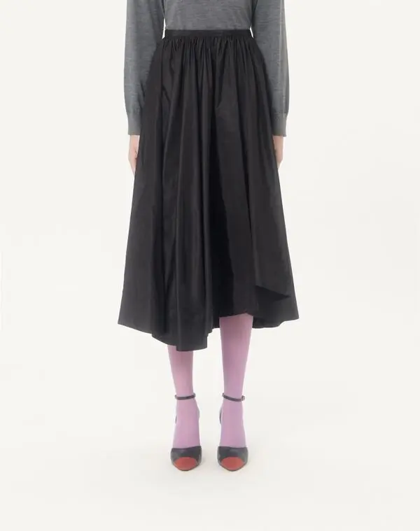 Valentino Garavani Taffeta Midi Skirt