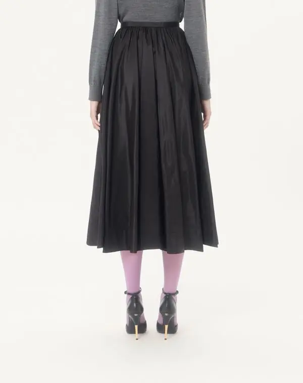 Valentino Garavani Taffeta Midi Skirt