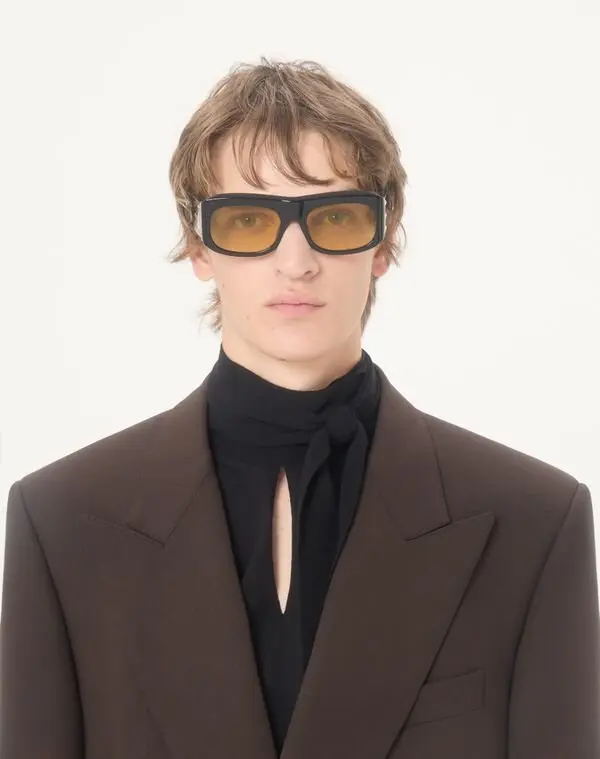 Valentino Garavani Double-breasted Jacket In Light Double Wool