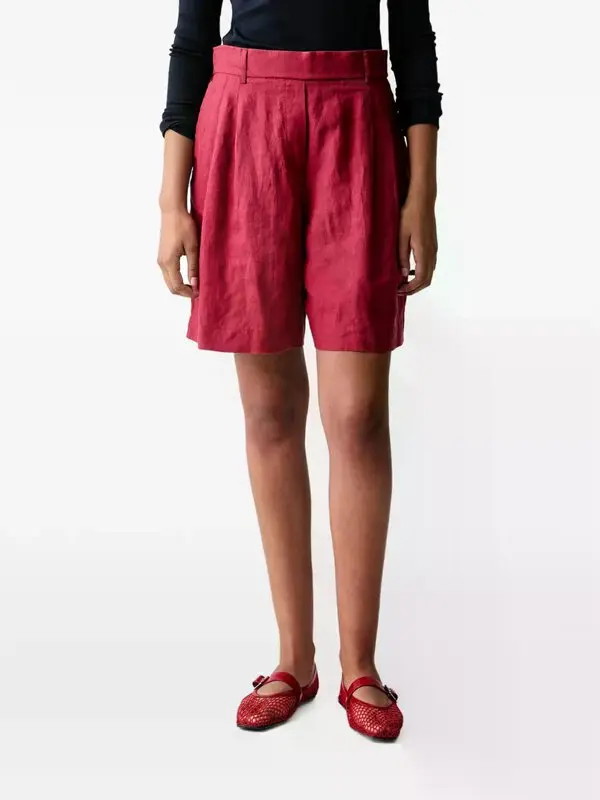 BENETTON Pleated Elasticated-waist Shorts