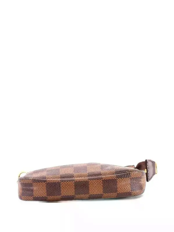 LOUIS VUITTON Pochette Accessoires Damier Mini Clutch Bag