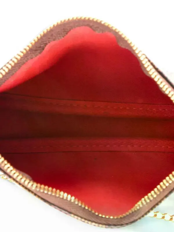 LOUIS VUITTON Pochette Accessoires Damier Mini Clutch Bag