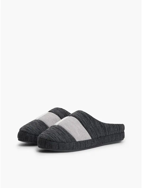 Tommy Hilfiger Flag Colorblock Slipper - Dark Ash
