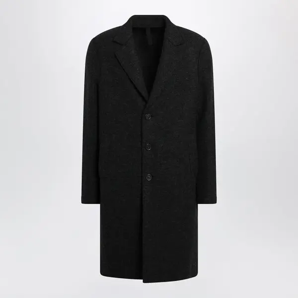 Harris Wharf London Single-breasted Wool Coat - Grey