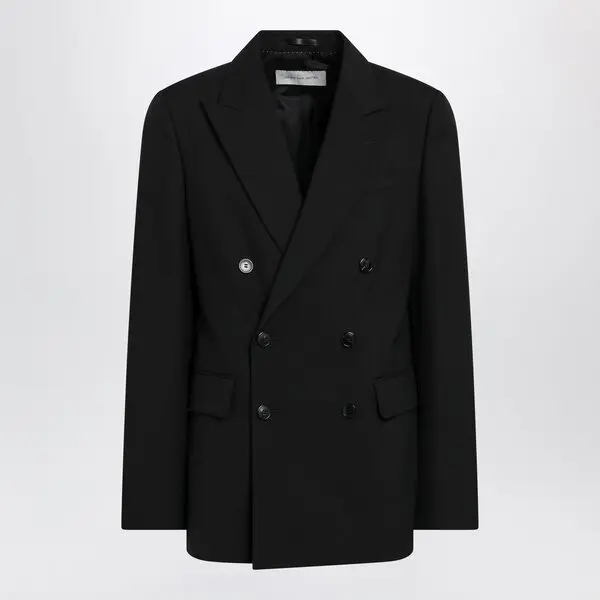 Dries Van Noten Wool Double-breasted Jacket