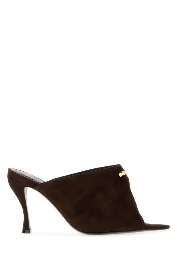 Balenciaga Midnight City Suede Mini Pumps