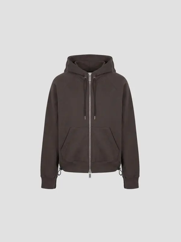 Sacai Cotton T-shirt Hoodie - Khaki
