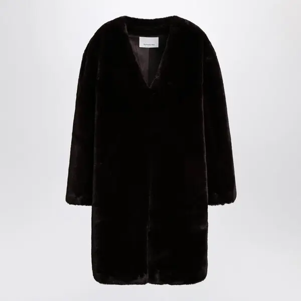 THE FRANKIE SHOP Faux-fur Coat - Brown