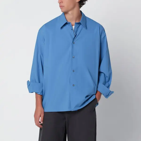 Studio Nicholson Hal Uniform Cotton Shirt - Blue