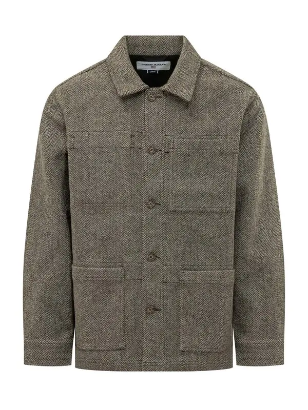 SEBAGO Dorr Wool Herringbone Overshirt