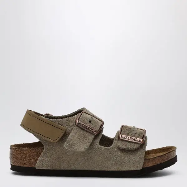 BIRKENSTOCK Milano Mini Suede Sandal - Beige