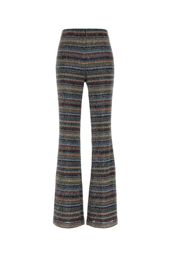 Missoni Embroidered Viscose-blend Pants - Printed