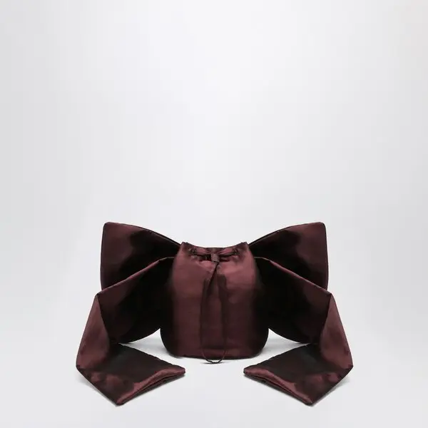 DOUUOD Mini Adda Bag With Bow Detail - Brown