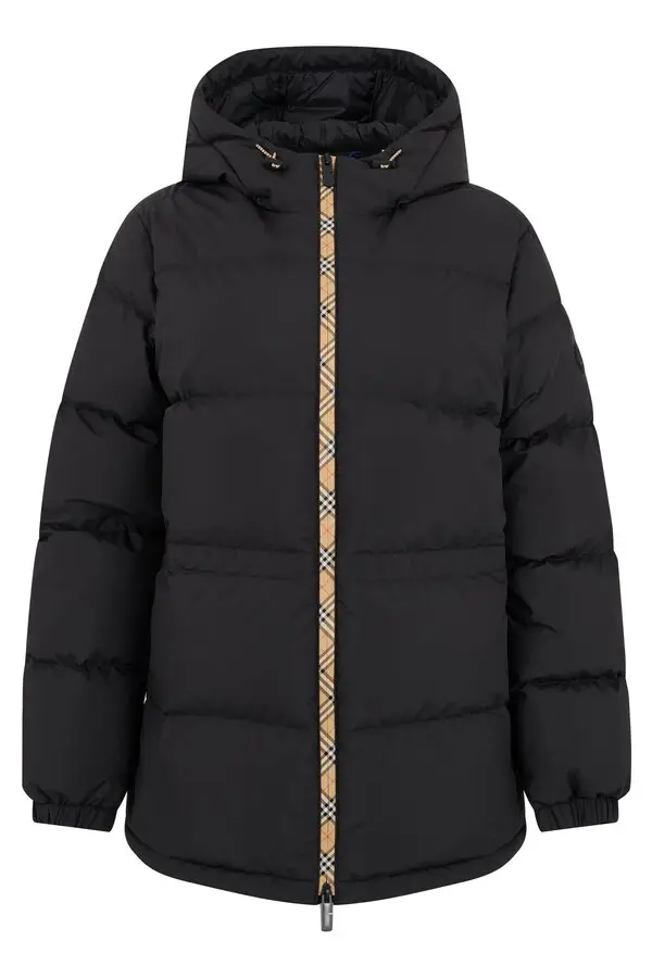 Burberry Padded Hooded Jacket For - Black